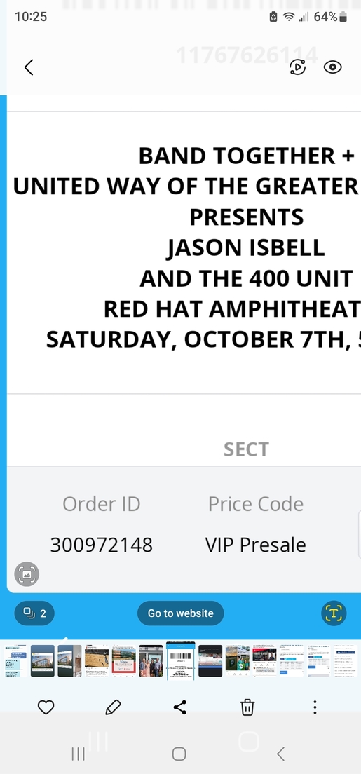 (4) VIP Jason Isbell VIP seats | | CashorTrade.org Face Value Tickets